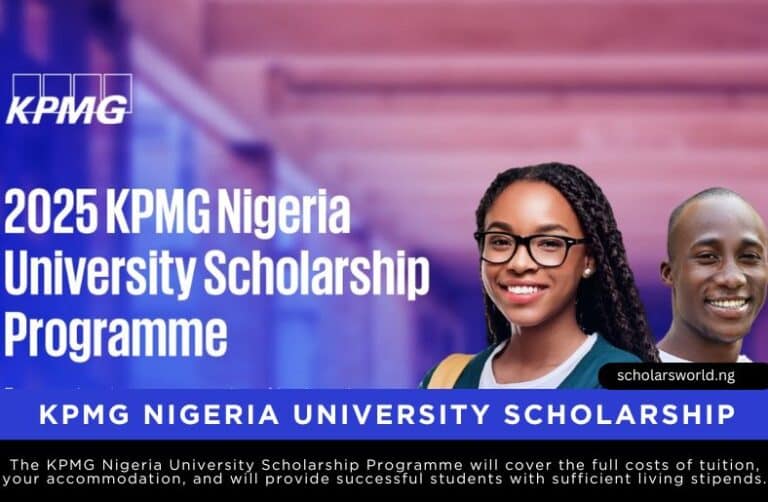 KPMG Nigeria University Scholarship 2025 Program: Fully Funded ...