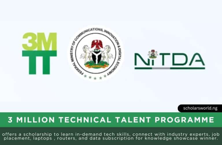 2025 Federal Government 3MTT Programme (3 Million Technical Talent Programme): APPLY - Scholars ...