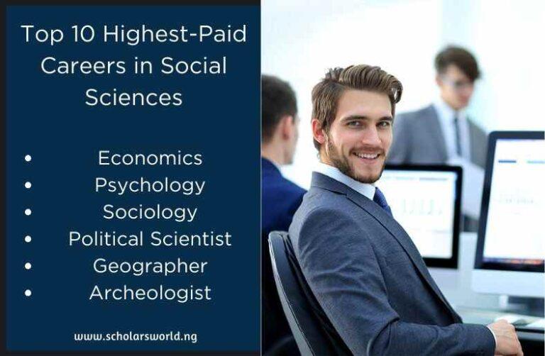 Top 10 Highest-Paid Careers in Social Sciences - Scholars World