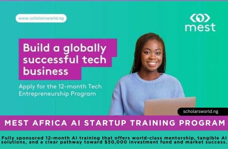MEST AI Startup Program 2026 For Africans: Fully Funded Opportunity ...