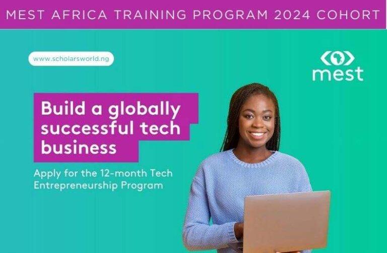 Mest Africa Training Program 2024 Unlock Your Entrepreneurial