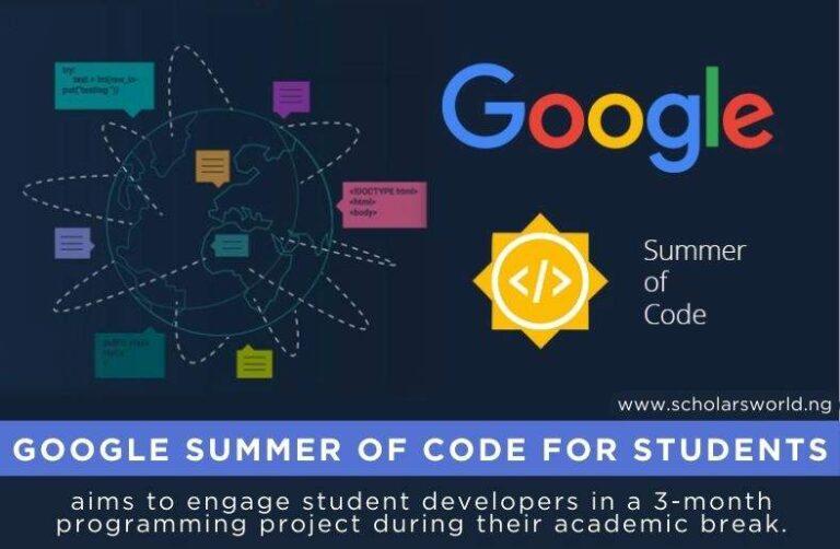 Google Summer of Code (GSoC) 2025 for Students Worldwide: Paid Opportunity - Scholars World