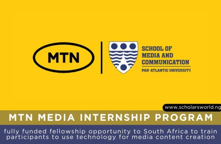 MTN Media Innovation Program (MIP) 2025: Fully Funded Opportunity ...