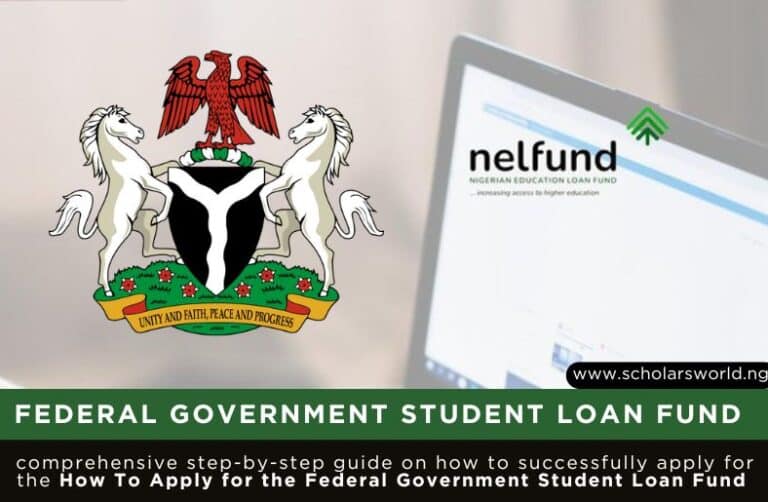 How To Apply for Federal Government Student Loan on Nelfund Portal 2025 ...
