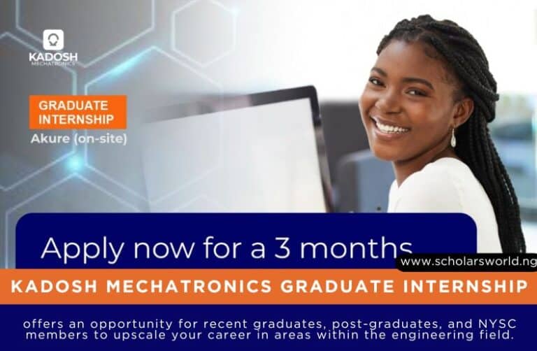 Mechatronics Internship Program 2024: Empowering Young Nigerians ...