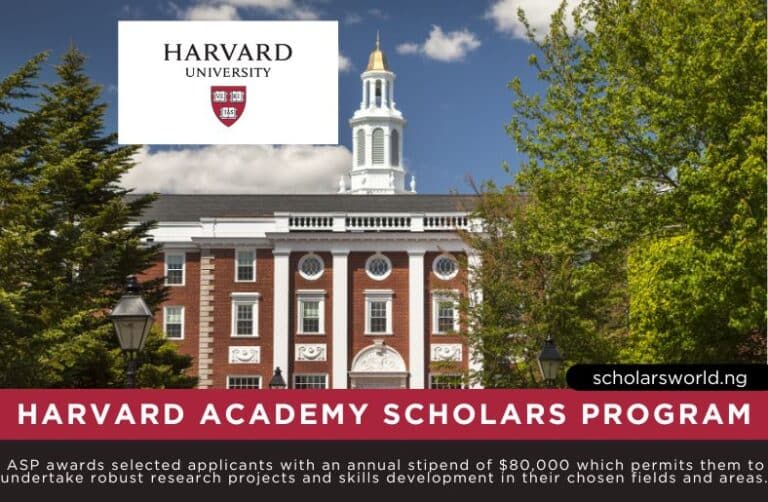Harvard University Academy Scholars Program 2024: Step-by-Step Guide ...