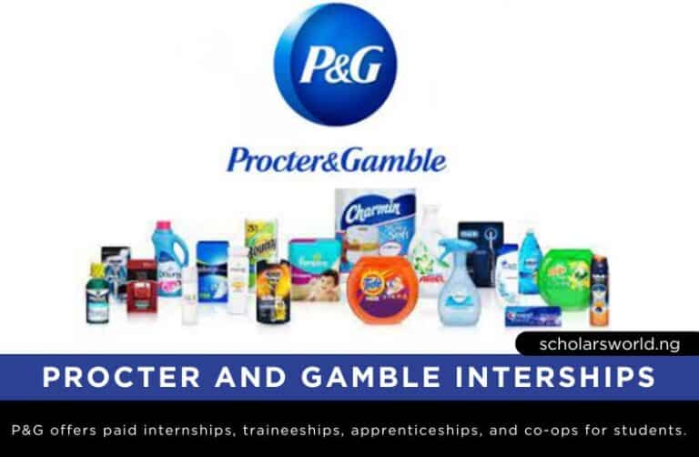 P&G Internship 2025 (Procter and Gamble): Exploring Opportunities - Scholars World