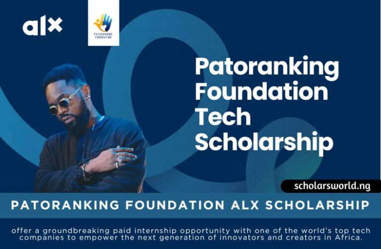 Patoranking Foundation ALX Scholarship 2024: Empowering Young Nigerians ...