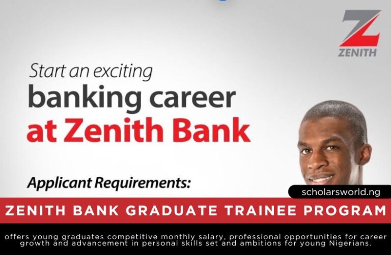 2024 Zenith Bank Graduate Trainee Program: Full Application Guide - Scholars World