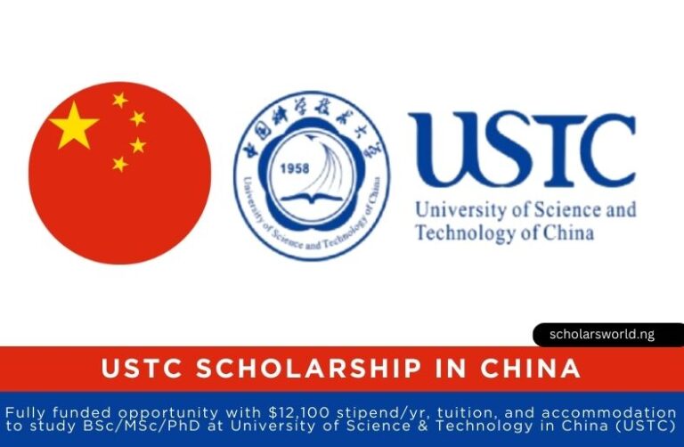 2026 USTC Scholarships (University of Science & Technology in China ...