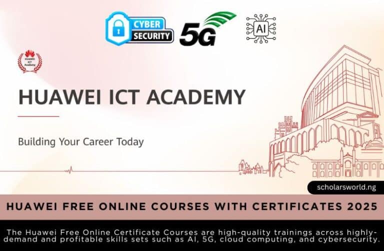 Huawei Free Online Courses With Certificates 2025: Opportunity for ...