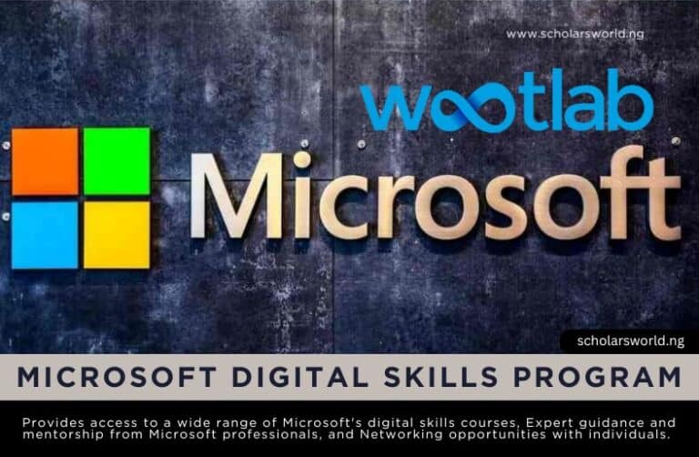 2025 Microsoft Wootlab Digital Skills Program: Free Certification Guaranteed - Scholars World