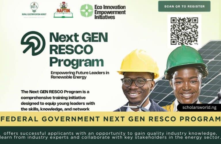 Federal Government NEXT GEN RESCO Program 2025: Full Application Guide ...