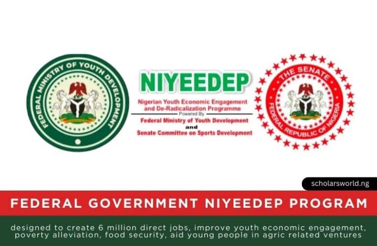 Federal Government NIYEEDEP Program 2025: Empowering Nigerian Youths - Scholars World