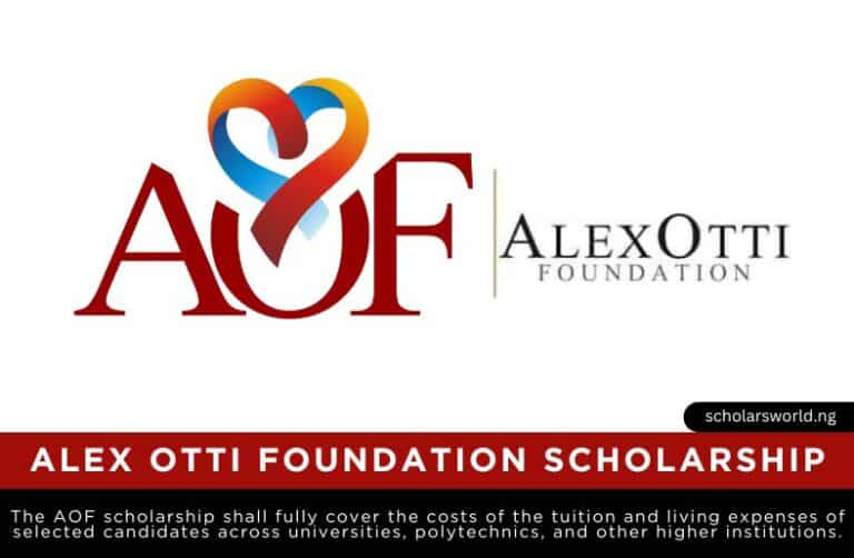 Alex Otti Foundation Scholarship (AOF) 2025 For Nigerians: Fully Funded ...