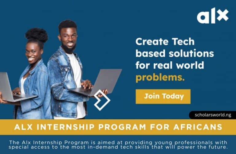 2025 Alx Internship Program For Africans: APPLY NOW - Scholars World