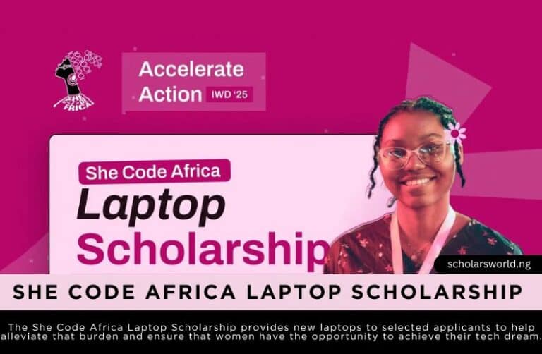 She Code Africa Laptop Scholarship Application 2025: APPLY NOW ...