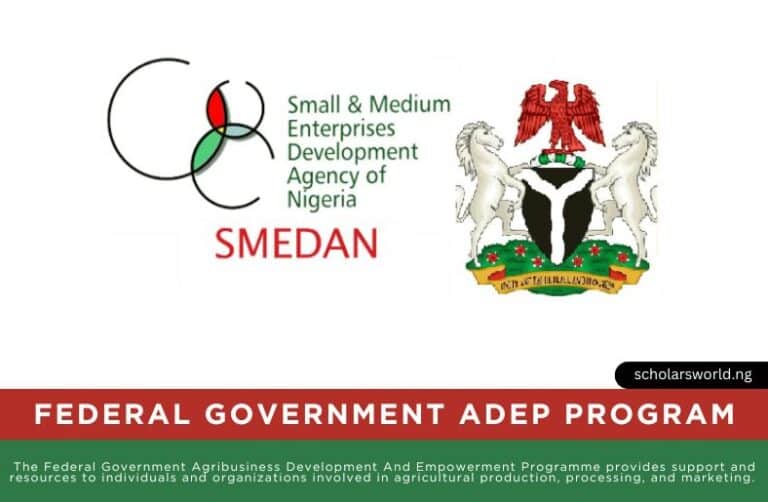 Federal Government ADEP Program 2025 - SMEDAN Agribusiness Development ...