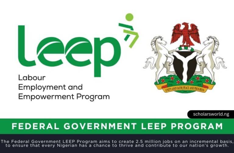 Federal Government LEEP Program 2025 (Labour Employment and Empowerment ...