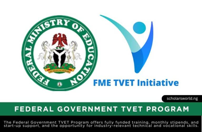 Federal Government TVET Program 2025 (Technical and Vocational ...