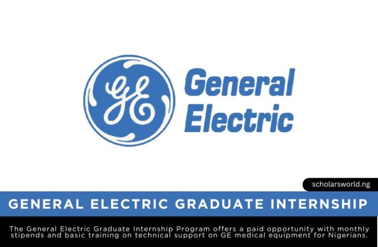 General Electric Graduate Internship Program 2025 For Nigerians ...