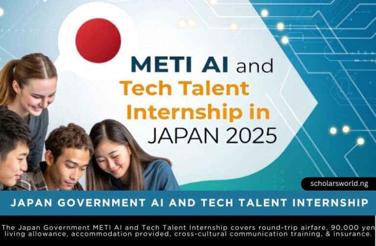Japan Government AI and Tech Talent Internship 2025: Fully Funded - Scholars World