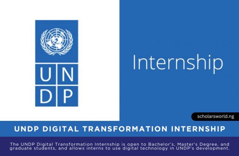 UNDP Digital Transformation Internship 2025: Global Opportunity ...