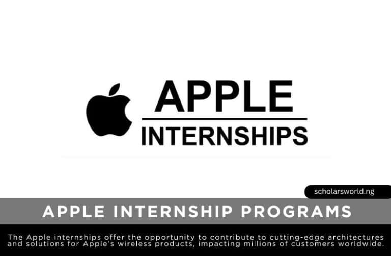 Apple Internship Program 2025 For Students Worldwide (APPLY) - Scholars ...