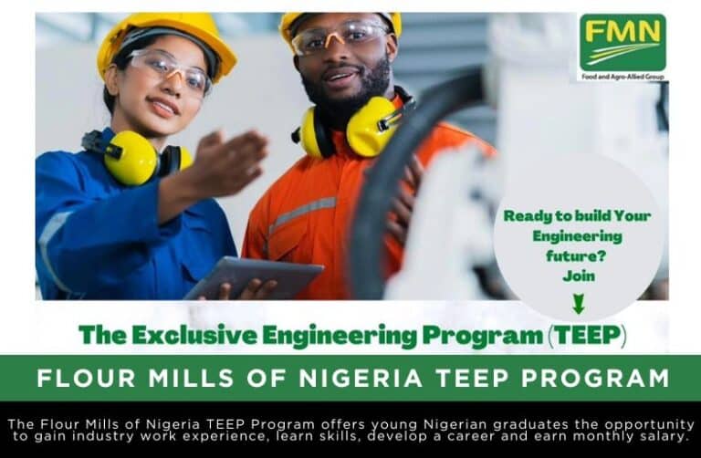 Flour Mills of Nigeria TEEP Program 2025 (The Exclusive Engineering ...