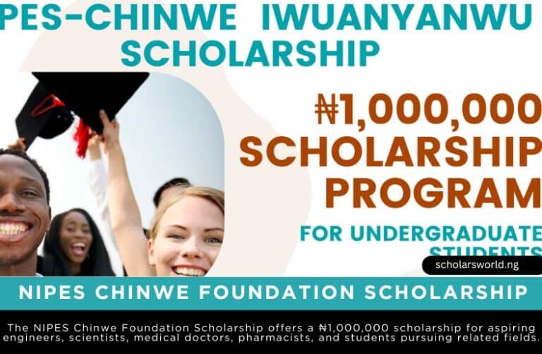NIPES Chinwe Foundation Scholarship 2025 For Undergraduates: ₦1 million ...