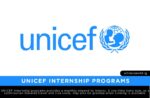 UNICEF Internship Program 2026 for Students and Graduates (Remote ...