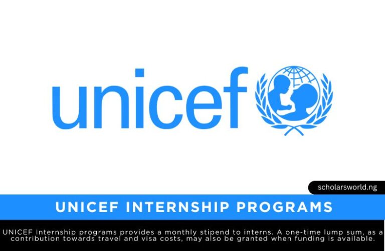 UNICEF Internship Program 2026 for Students and Graduates (Remote ...