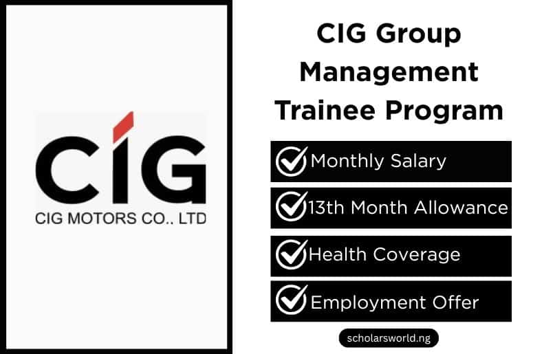 CIG Group Management Trainee Program For Nigerians: Career Opportunity ...