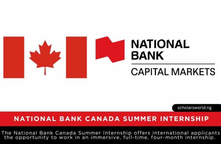 National Bank Canada Summer Internship 2026 (Undergraduate & Masters ...