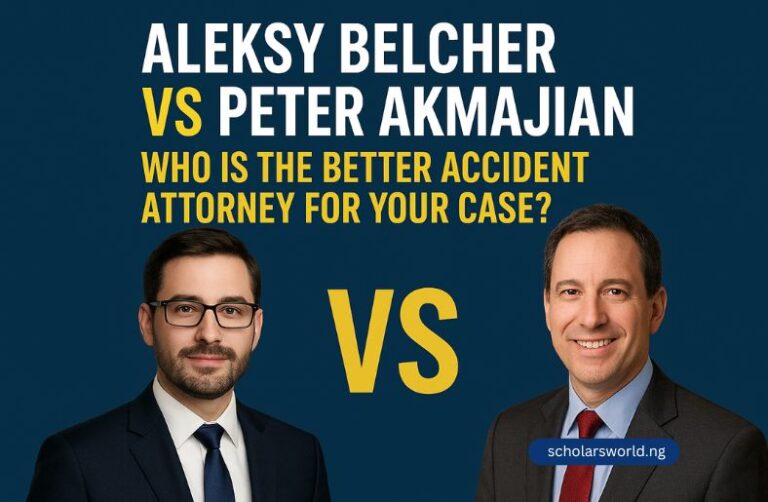 Aleksy Belcher vs Peter Akmajian: Who Is the Better Accident Attorney ...