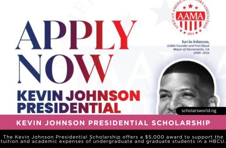 Kevin Johnson Scholarship 2026 for Undergraduate and Graduate Students ...
