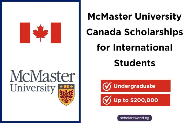 McMaster University Scholarships in Canada for International Students ...