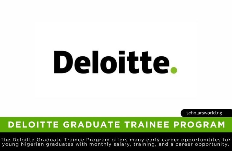How To Apply for Deloitte Graduate Trainee Program 2026 Nigeria ...