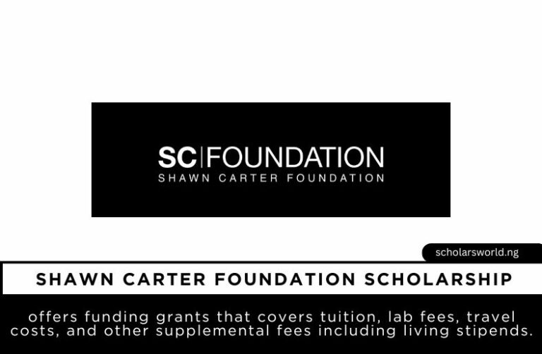 Shawn Carter Foundation Scholarship 2026 for Americans: Application ...