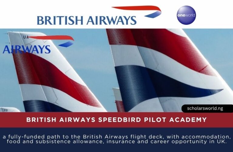 British Airways Speedbird Pilot Academy 2026 | Fully Funded in UK ...
